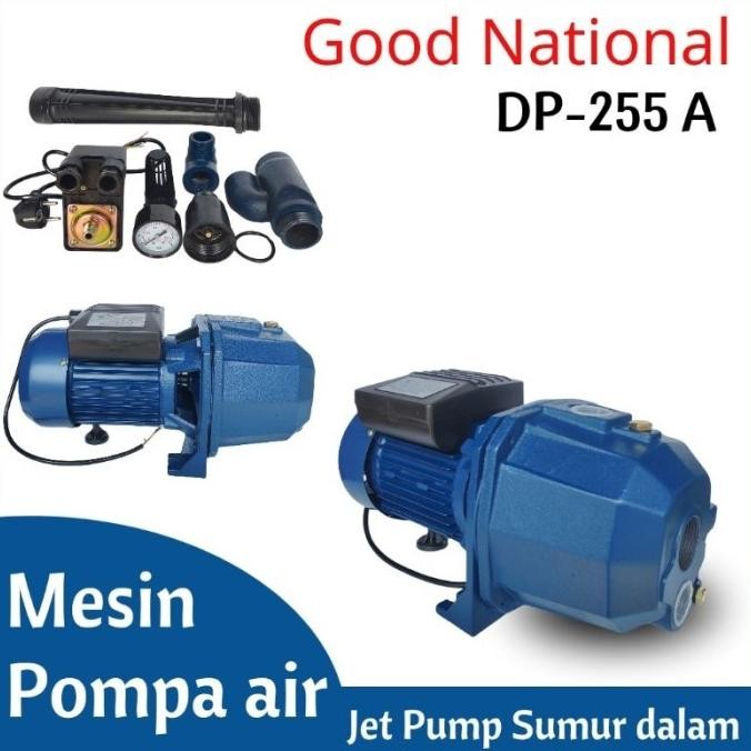 Jual Mesin Pompa air sumur dalam Jetpump Good National DP-255A daya hisap 30 meter | Shopee ...