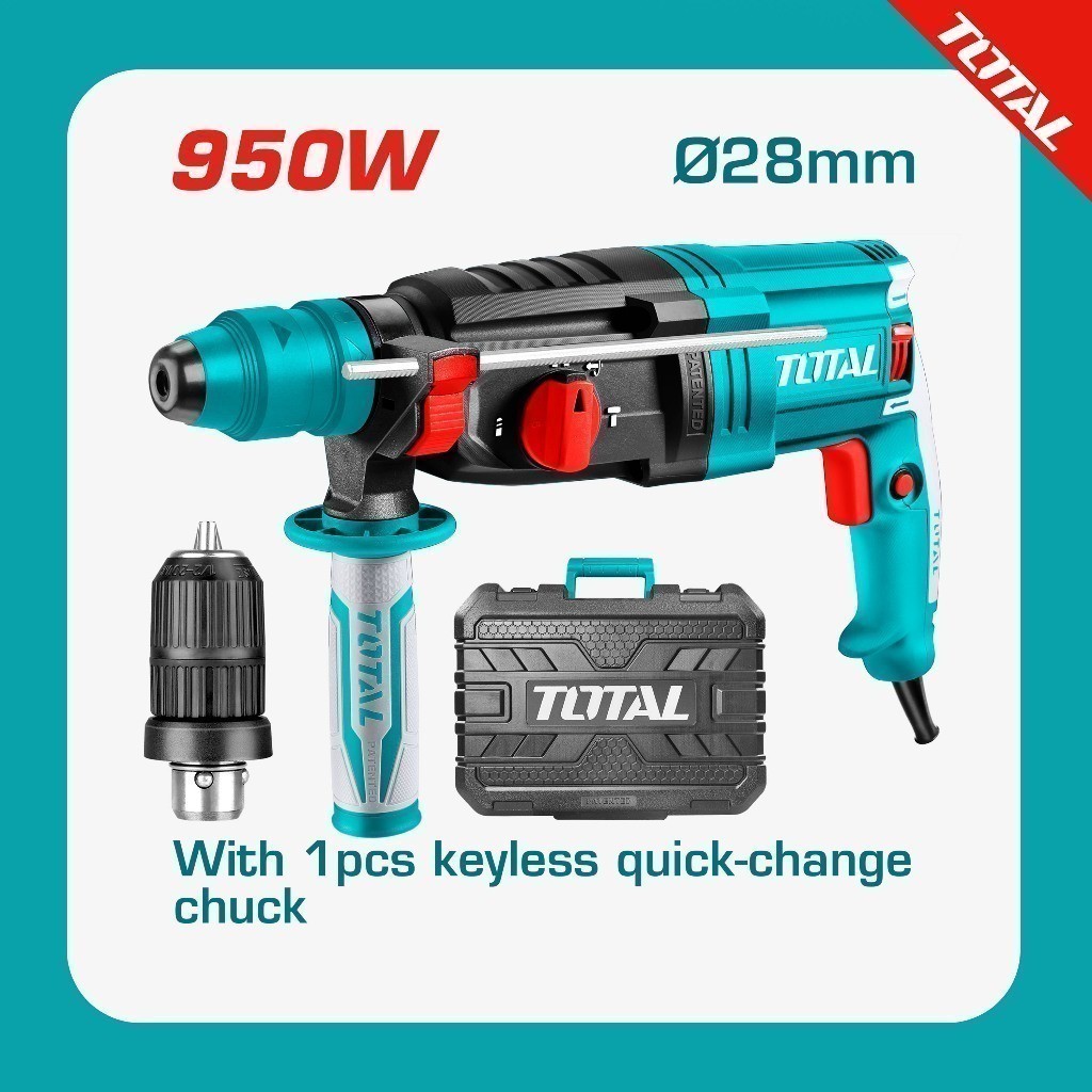 Jual 【TOTAL】Bor Hammer/Rotary Hammer TH308268-2，TH309288-2 | Shopee ...
