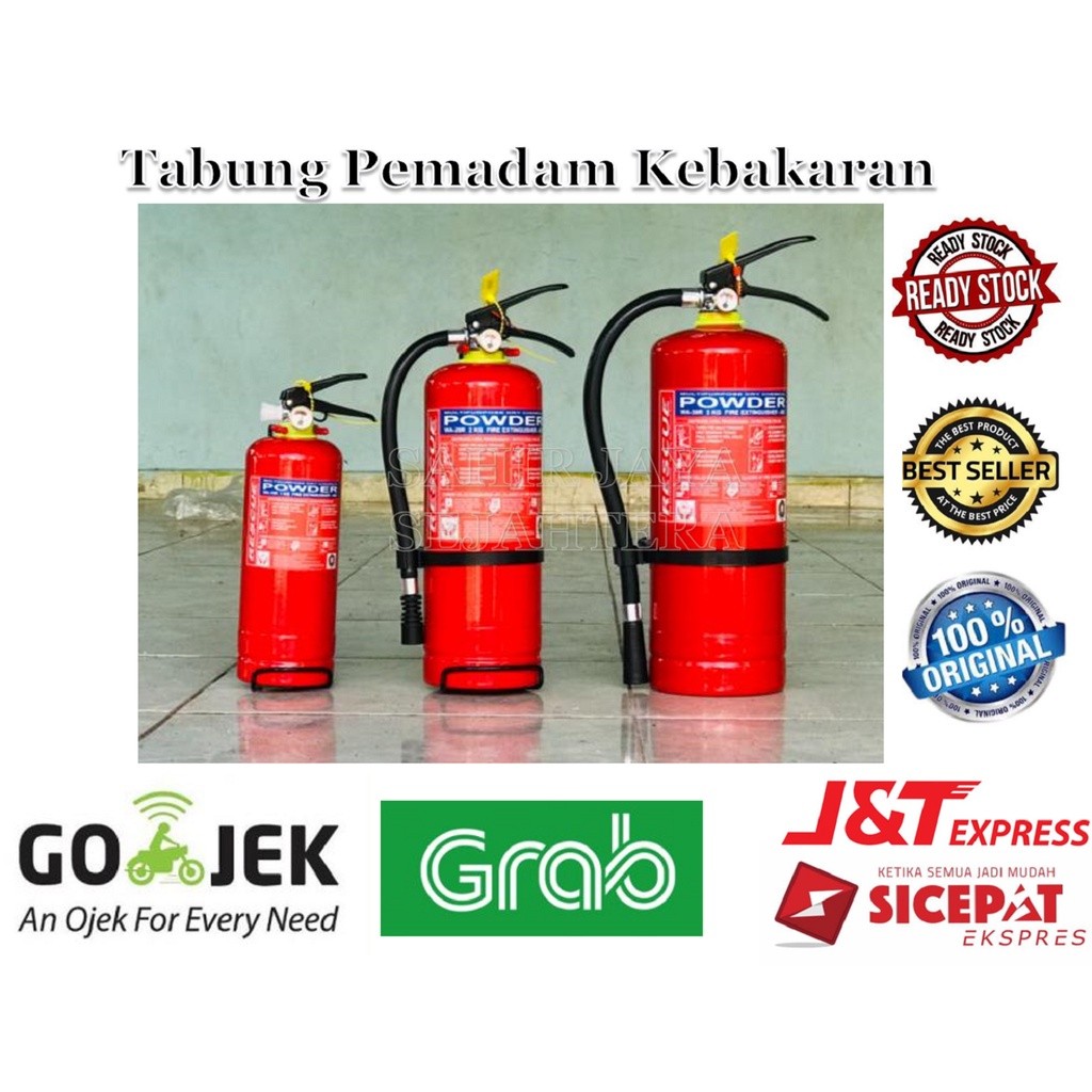 Jual Disc Harga 1 Set Apar 1 Kg Powder Tabung Pemadam Kebakaran 1 Kg ...