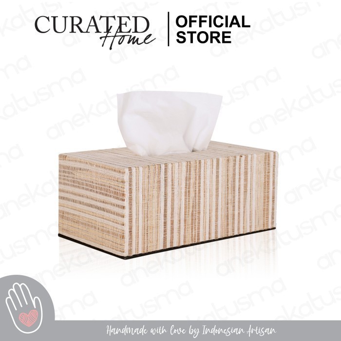 Jual Tempat Tisu Tissue Box Kotak Tisu Tenun Natural Curated Home ...