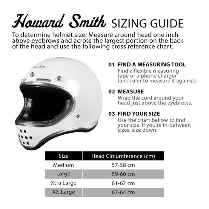 Jual HOWARD SMITH BOBBER RETRO HELM FULL FACE - DEEP BLACK | Shopee ...