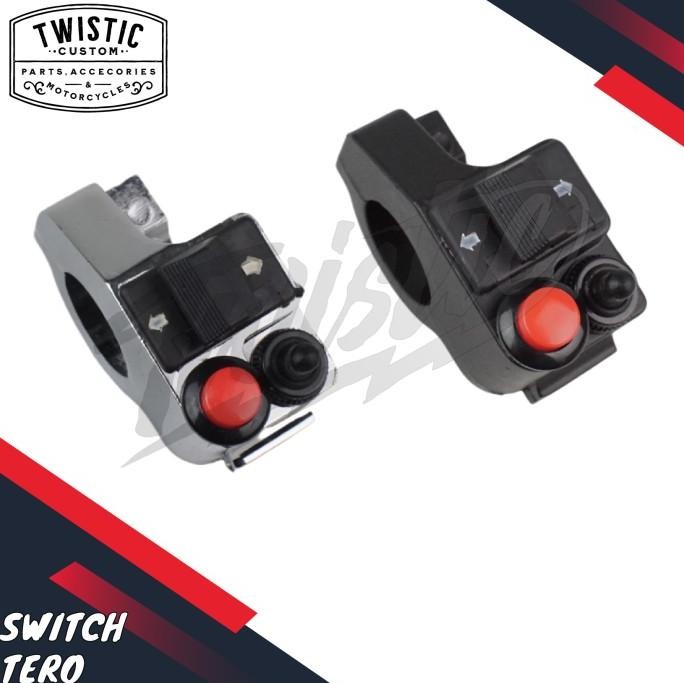 Jual saklar switch tero holder tombol lampu sen starter klakson on off ...