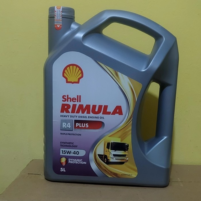 Jual SHELL RIMULA R4X 15W-40 OLI MOBIL MESIN DIESEL GALON 5 LITER ...