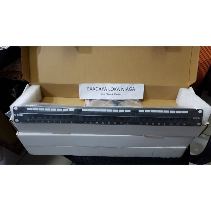 Jual HOT SALE! D-Link Patch Panel 24 port Cat6A / Patchpanel Cat.6A ...