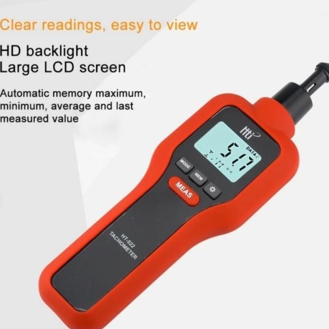 Jual Alat Ukur Putaran Mesin/Digital Laser Tachometer Rpm Test Speed ...