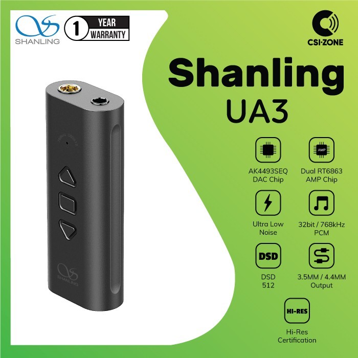 Jual Shanling UA3 Portable USB DAC / AMP | Shopee Indonesia