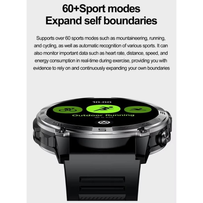 Jual Supercalla New HK08 Smart Watch GPS Altitude Pressure 3ATM ...