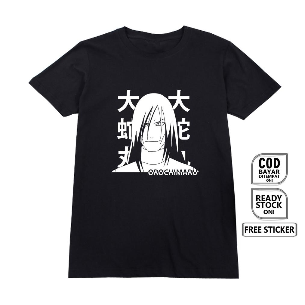 Jual Promo Kaos Anime Manga Orochimaru Naruto Akatsuki Anbu Kakashi ...