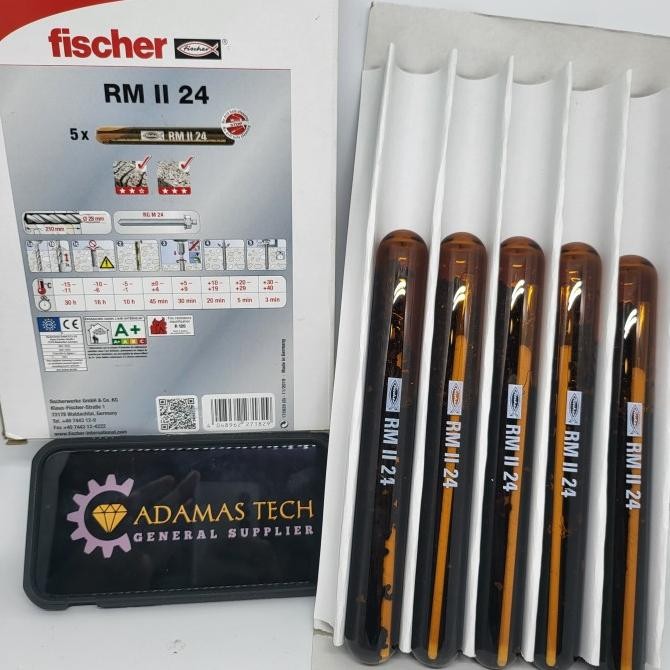 Jual Promo FISCHER RM II M24 CHEMICAL ANCHOR LEM ANGKUR CAPSULE KAPSUL ADHESIVE COD | Shopee ...
