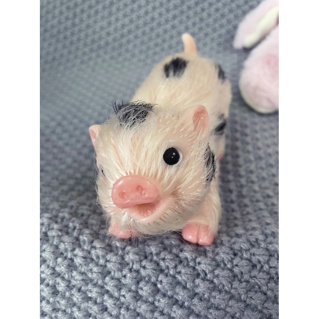 Jual 5 Inch Full Body Silicone Piglet Dolls Lifelike Cute Mini Reborn ...