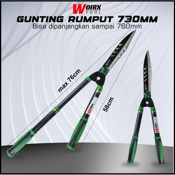 Jual Gunting Rumput Dahan Ranting Gunting Kebun Panjang | Shopee Indonesia