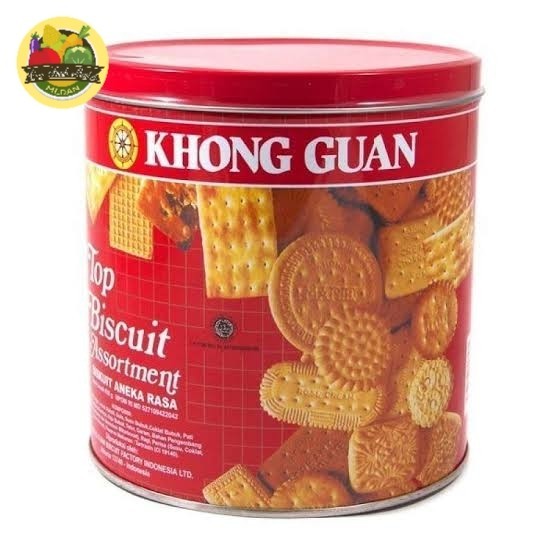 Jual Jual biskuit aneka rasa khong guan top biscuit kaleng kecil bulat ...