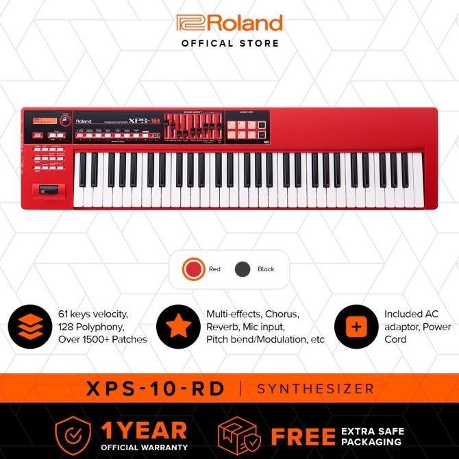 Jual ROLAND XPS-10 SYNTHESIZER KEYBOARD FOR LIVE & STUDIO 61 KEYS - RED ...