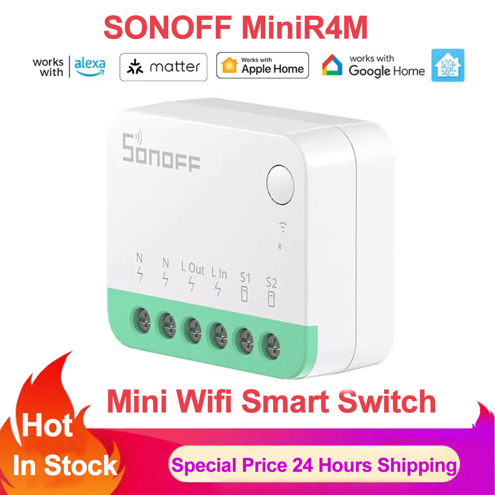 Jual Sonoff MiniR4M MINExtreme Wifi Smart Switch Interruptor | Shopee ...
