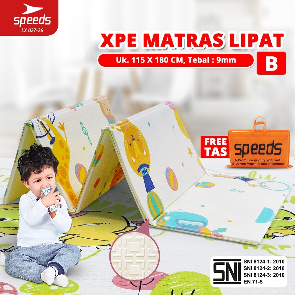 Jual SPEEDS SNI Playmate Bayi Karpet Lipat Playmat Bayi Karpet ...
