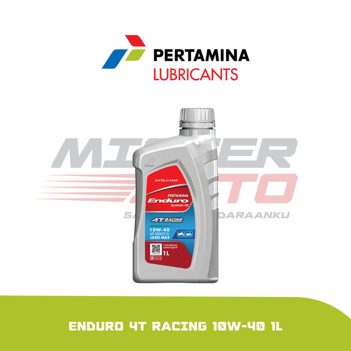 Jual Oli Motor Pertamina Enduro 4T Racing 10W-40 1L | Shopee Indonesia