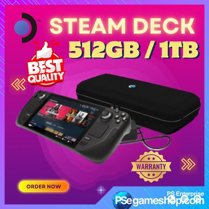 Jual STEAM DECK VALVE HANDHELD GAMING PC / STEAMDECK / 64 GB ORIGINAL ...