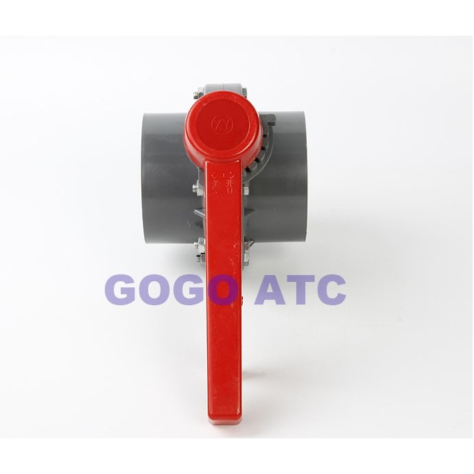 Jual PVC butterfly valve socket type disc valve DN 200 MM Irrigation butterfly valve Plastic one ...