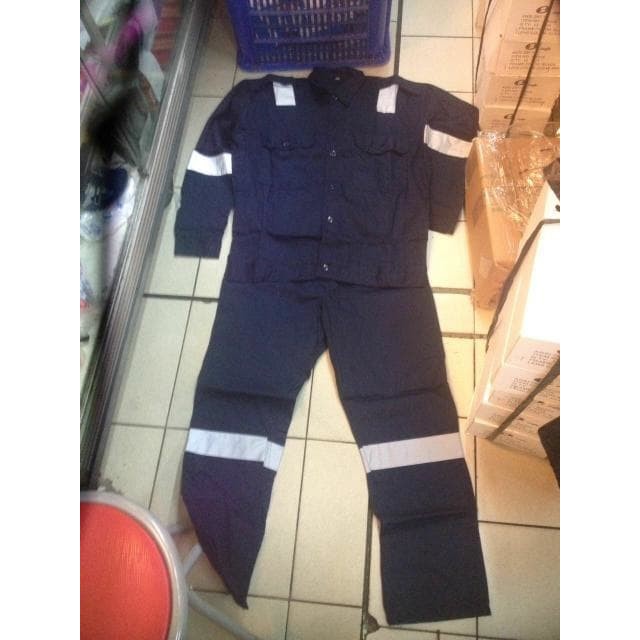 Jual Wearpack Baju Kerja Baju Bengkel Dengan Scotlight Model Terusan ...