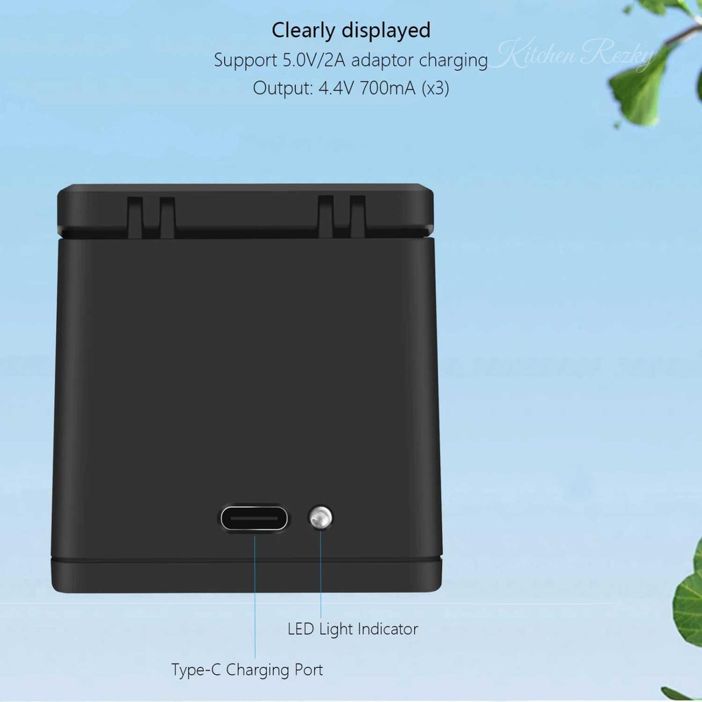 Jual Shanrya Charger Baterai Box Insta360 Ace Pro LED 3 Slot - PRO-001 ...