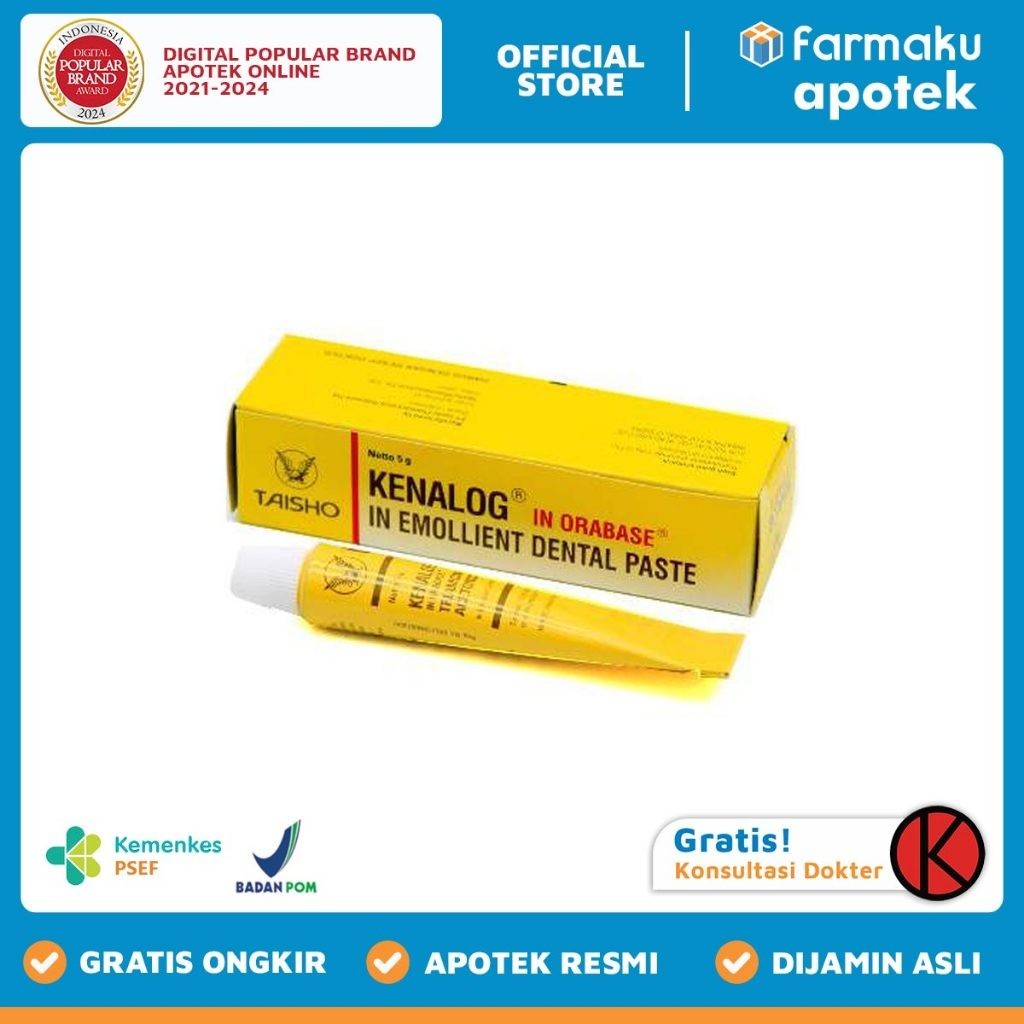 Jual Kenalog In Orabase Ointment 5 gr - PSG | Shopee Indonesia