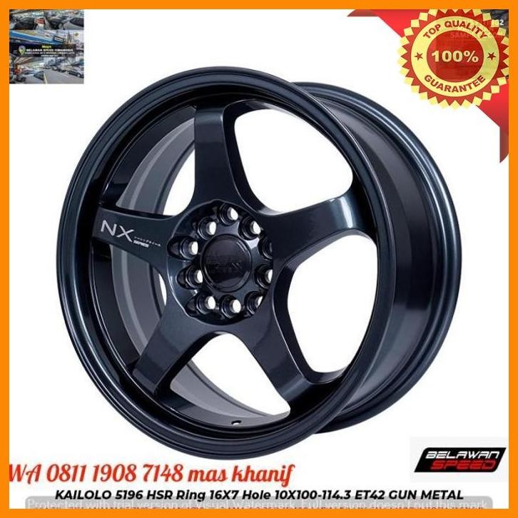 Jual (BELAW) VELG MOBIL MURAH HSR KAILOLO RING 16 R16 UNTUK AL NEW XENIA POLO AVANZA SIENTA WISH ...