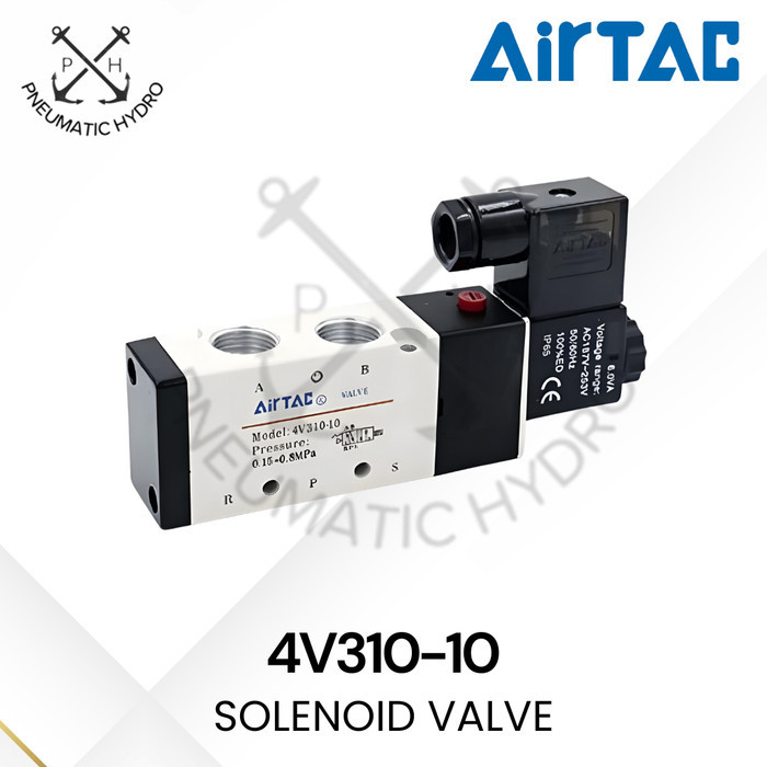 Jual SELENOID VALVE 5/2 WAY SINGLE AIRTAC 4V310-10 | Shopee Indonesia