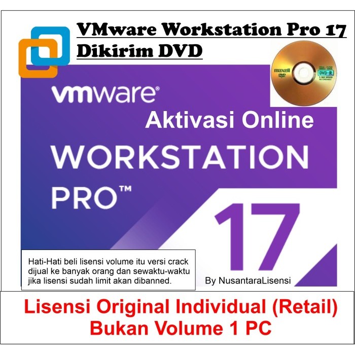 Jual VMware Workstation Pro 17 Original | Shopee Indonesia