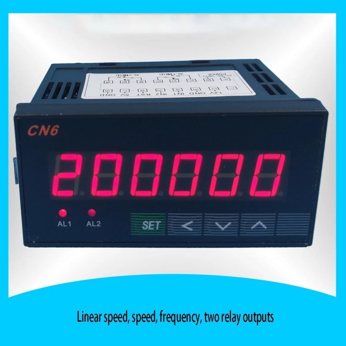 Jual CN6 intelligent digital tachometer, frequency meter, linear speed | Shopee Indonesia