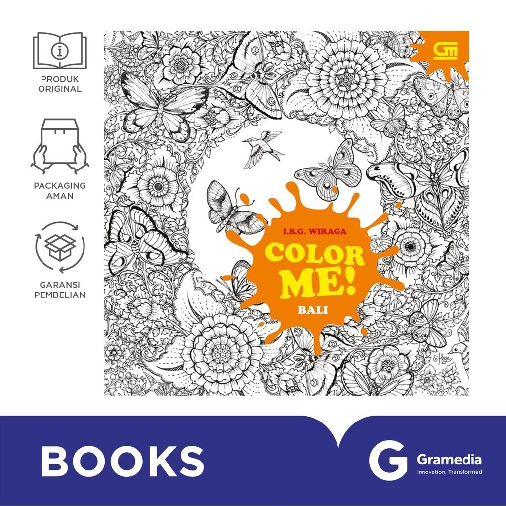 Jual Buku Color Me! Bali | Shopee Indonesia