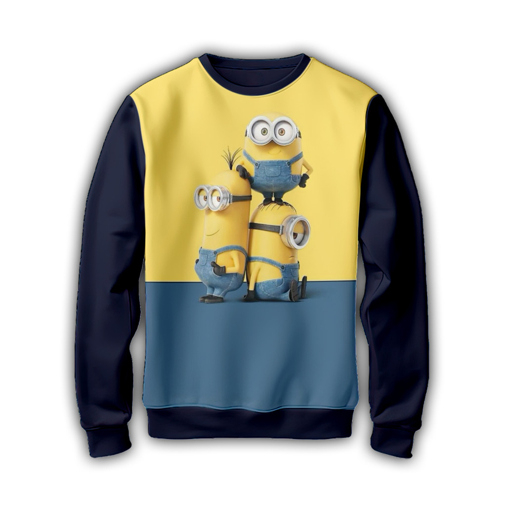 Jual Jaket Dan Sweater Anak S2 film kartun animasi despicable me minion ...