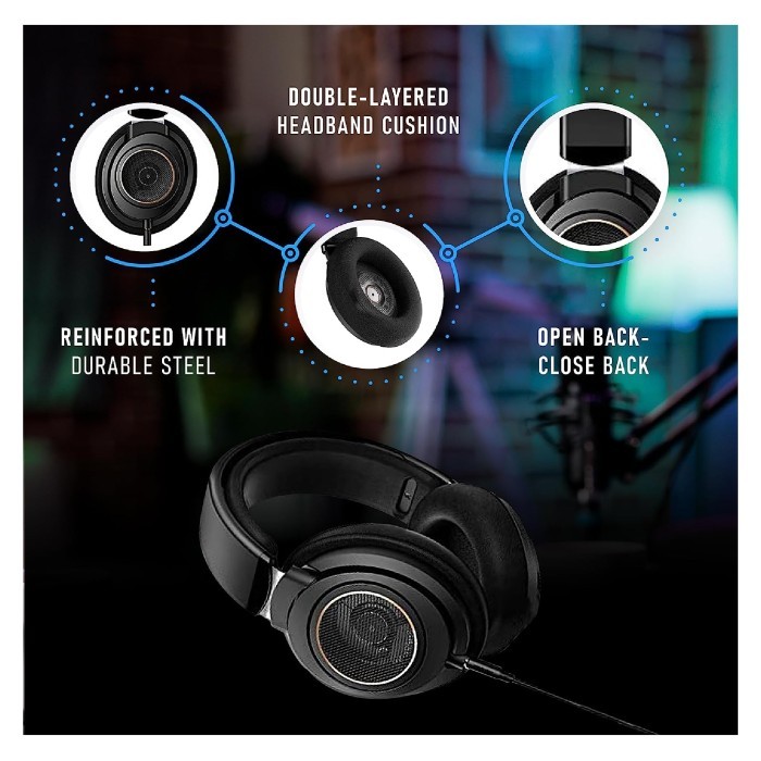 Jual PHILIPS SHP9600 / SHP 9600 Hi-Fi Over Ear Open Back Headphone ...