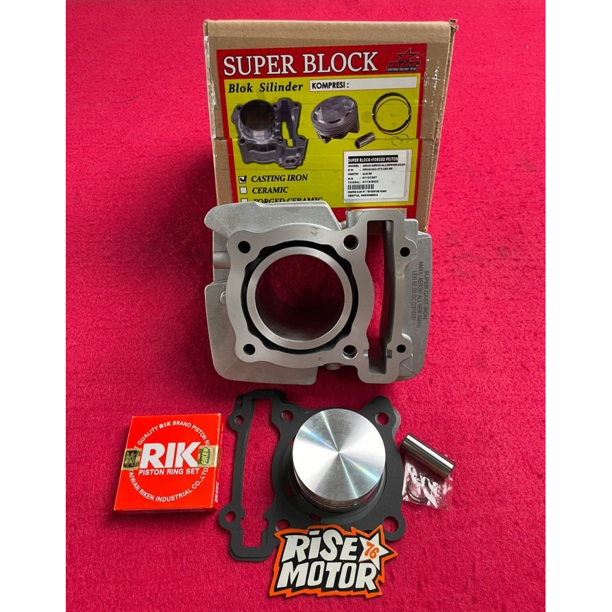 Jual Grab Nows Blok Seher Brt Nmax Aerox 62 Pen 14 Forged Double Cooler ...