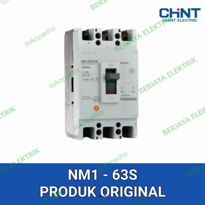 Jual MCCB CHINT Series NM1-63S 3P 10A 16A 20A 25A 32A 40A 50A 63A 15KA | Shopee Indonesia