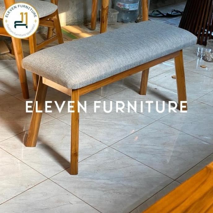 Jual Bangku Kursi panjang bench kayu jati solid cafe kafe resto resort ...