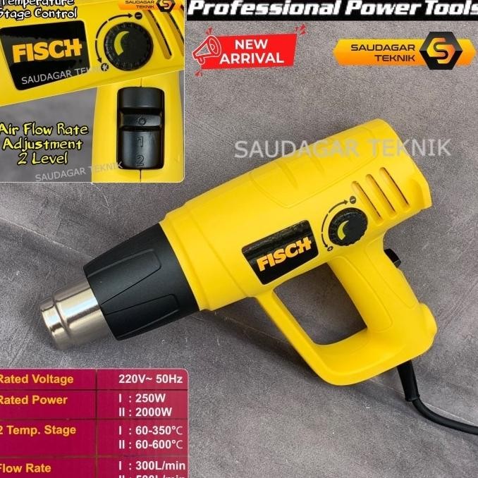 Jual Hot Gun Fisch Mesin Pemanas Blower Heat Gun Pemasangan Kaca Film ...