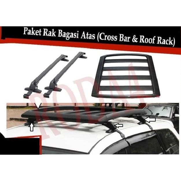 Jual Paket Universal Roof Rack - Rak Bagasi Dan Cross Bar All New ...