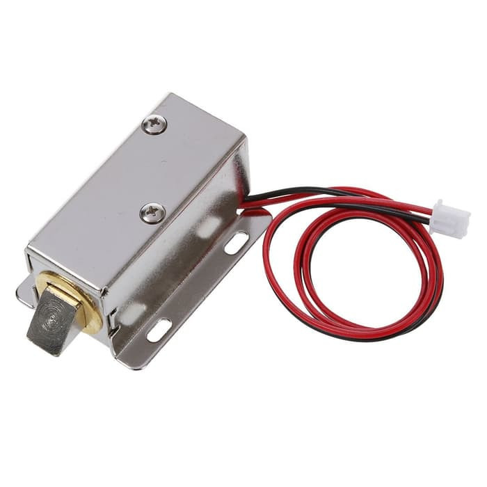 Jual SELENOID DOOR LOCK 12V DC PENGUNCI / KUNCI PINTU OTOMATIS ELECTRIC ...