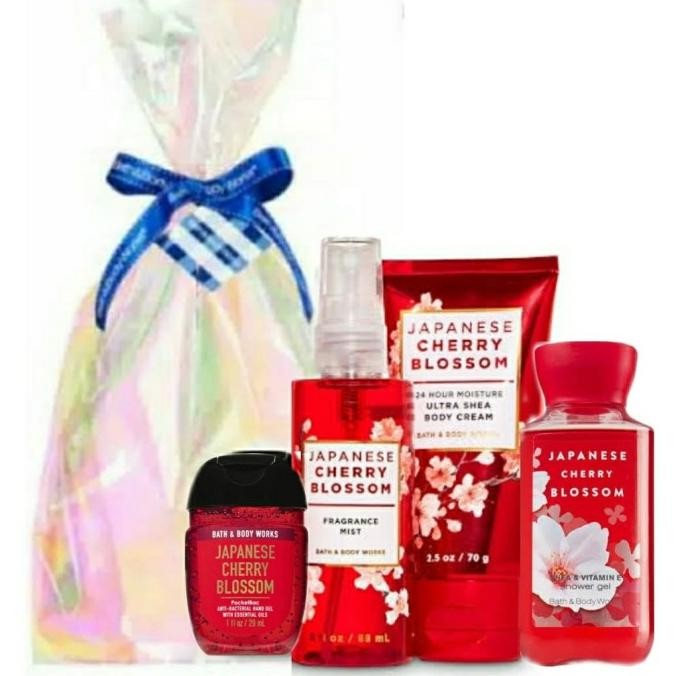 Jual BATH & BODY WORKS BBW JAPANESE CHERRY BLOSSOM GIFT SET | Shopee Indonesia