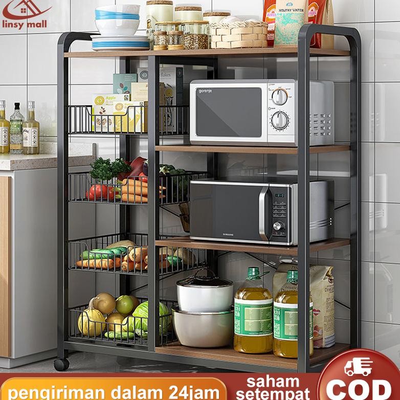 Jual Rak Dapur 5 Susun Minimalis Rak Oven Microwave Serbaguna Rak ...