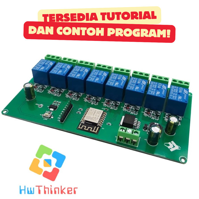 Jual HARGA DISC - Modul Relay 8 Channel ch 8ch WIFI ESP-12F ESP8266 10A ...