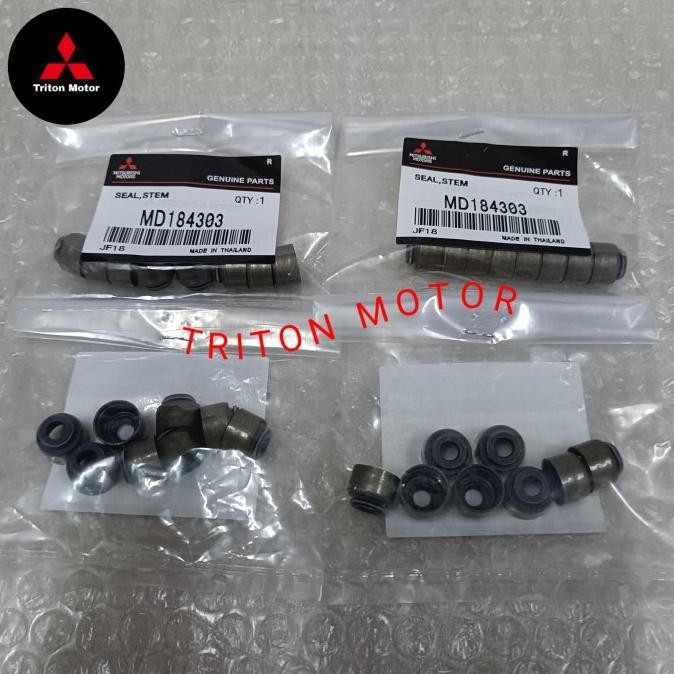 Jual Seal Klep/Valve Steam Seal 1Set 16Pc Mitsubishi Pajero Sport Triton Rekomended | Shopee ...
