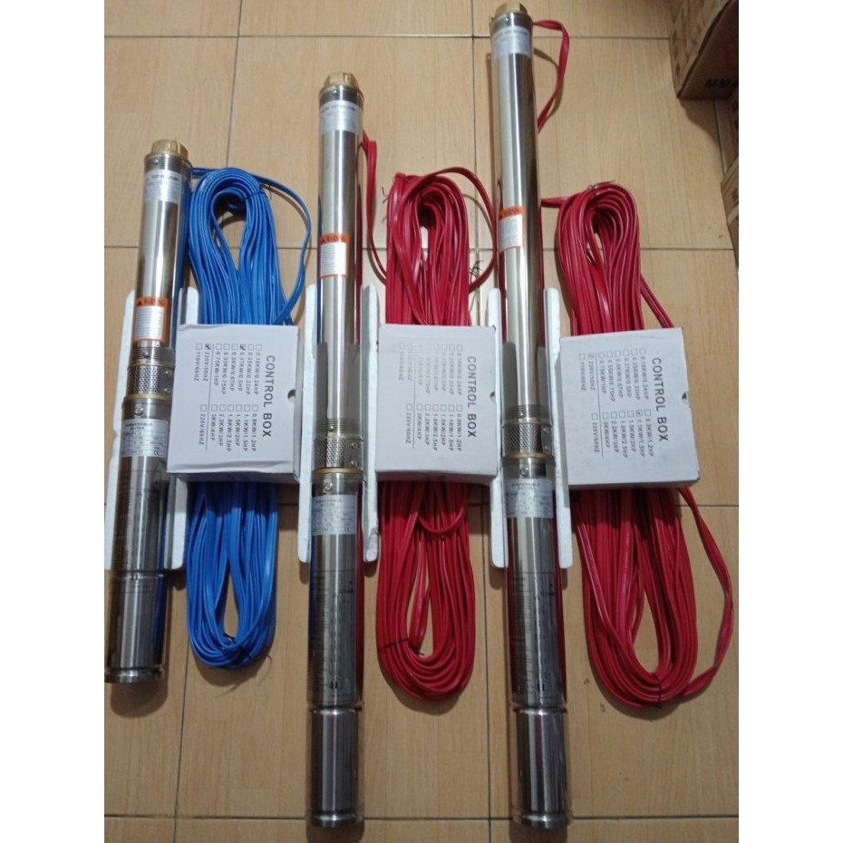 Jual Pompa Satelit 1,5"Inch Bonchi 0,5 Hp Submersible Pump 370 Watt+ ...