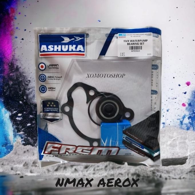 Jual Promo SEAL WATERPUMP BEARING NMAX AEROX ASHUKA RACING SIL POMPA AIR RADIATOR COD | Shopee ...