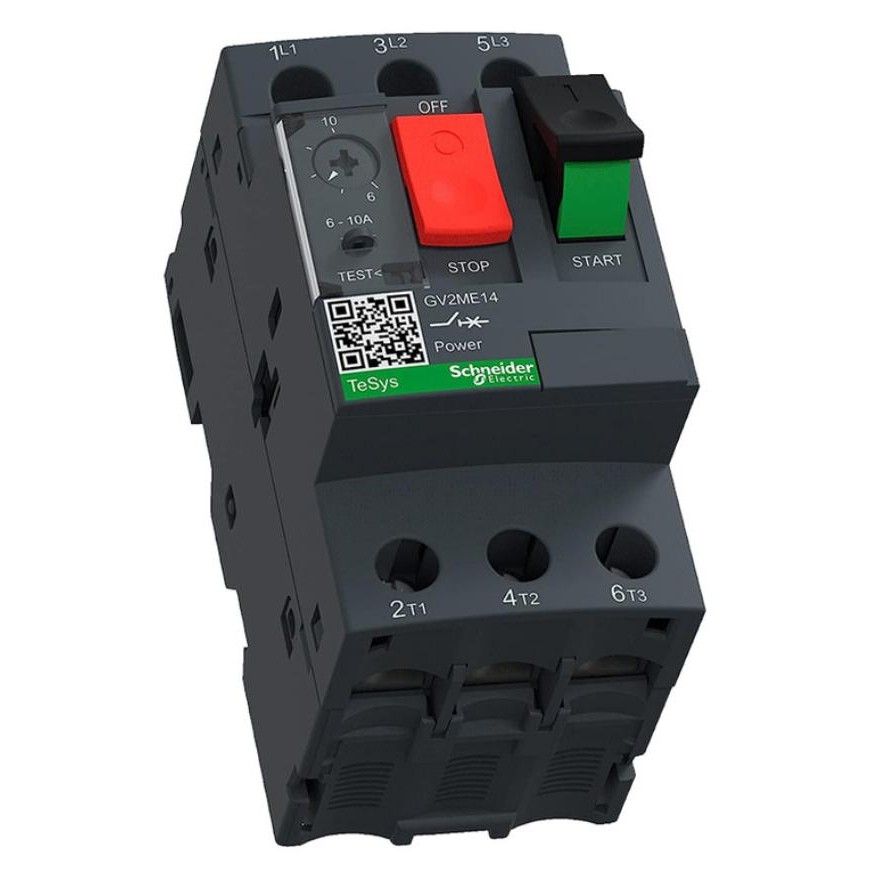 Jual Schneider Thermis Motor Circuit Breaker GV2ME14 GV2ME 14 ( 6 - 10 ...