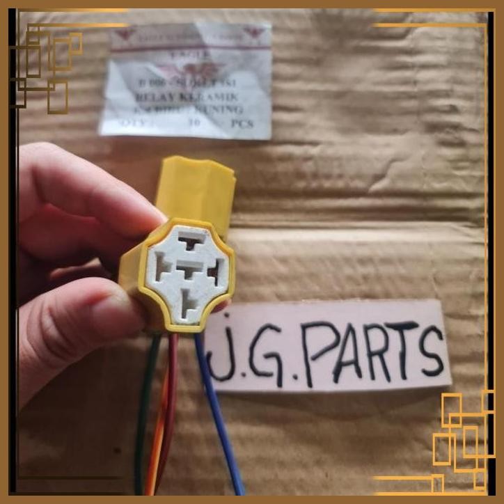 Jual [JG55] SOCKET RELLAY KERAMIK / RELAY LAMPU MOBIL TRUK KAKI 4 / PIN ...