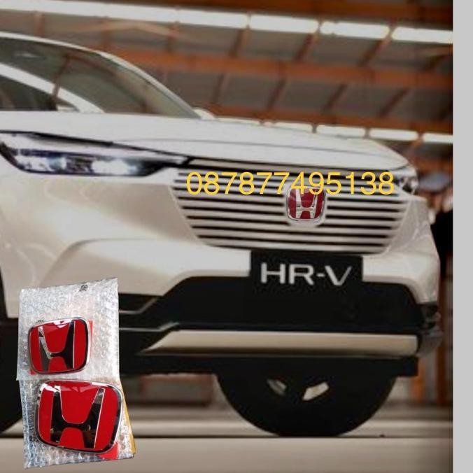 Jual Produk Baru!! Emblem red Honda new HRV 2022 + logo merah depan ...