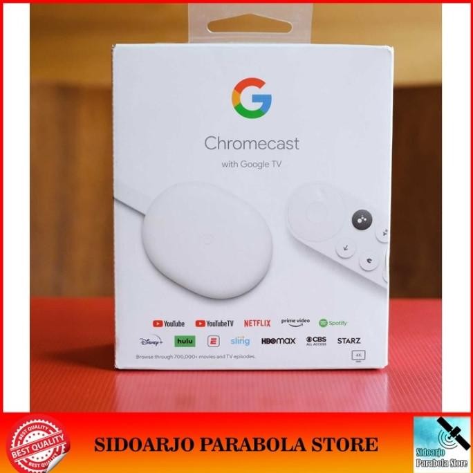 Jual siap kirim hdmi stick dongle google chromecast 4 android google tv ...