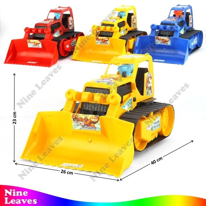Jual Mainan Kendaraan Konstruksi Bulldozer Power Bulldozer | Shopee ...