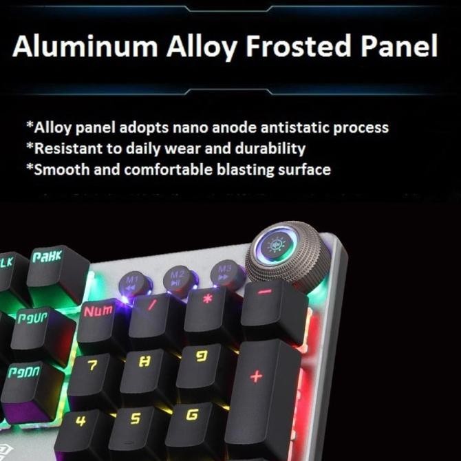 Jual Keyboard Gaming Multimedia Mechanical RGB AULA F2088 Punk | Shopee ...